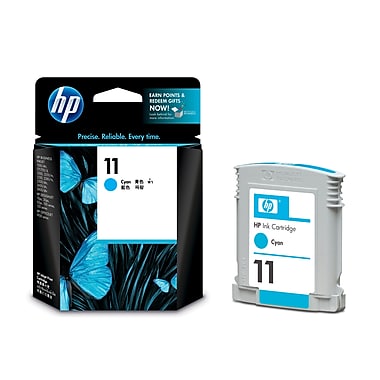 HP 11 C4836A Original Cyan Ink Cartridge – blue plume ink and toner